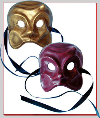 Venezianische Masken - Commedia dell'arte